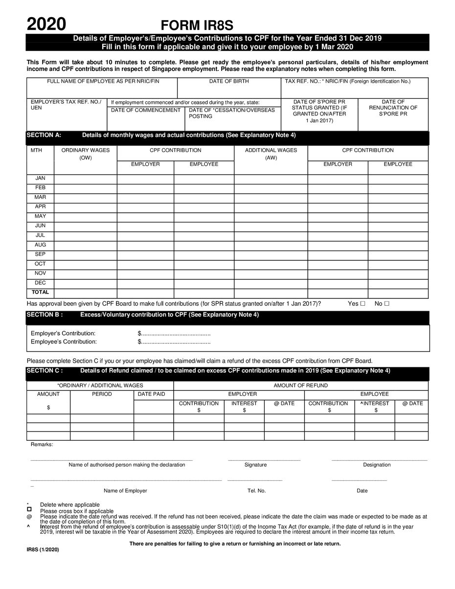 What Is IR8A and Who Submits It: an Employer’s Guide