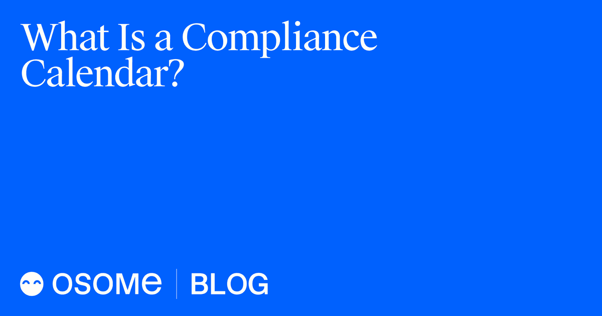 A Small Businesses Guide to a Compliance Calendar