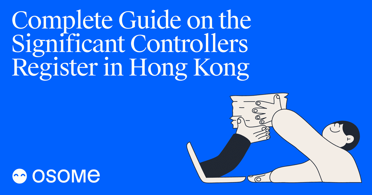 Significant Controllers Register in Hong Kong Guideline