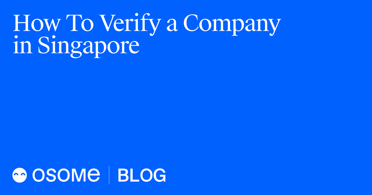 How to check a registered company in Singapore?