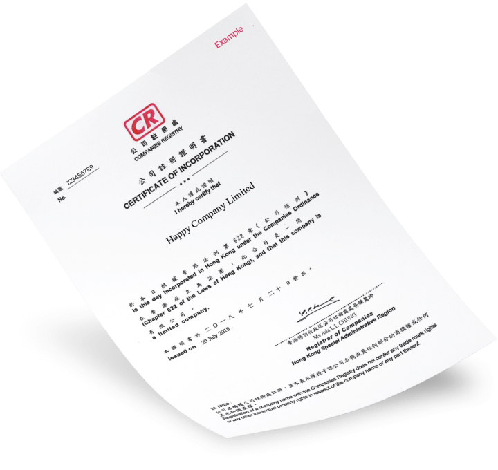 Company Registration Services in Hong Kong