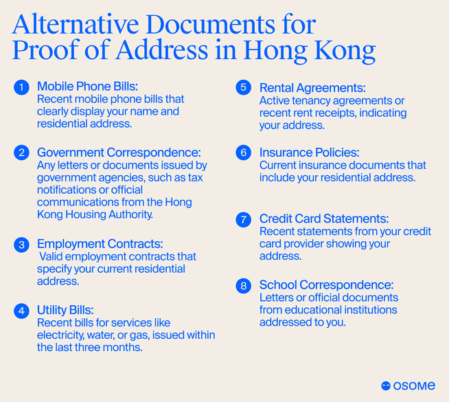 Proof of Address In Hong Kong: A Complete 2025 Guide